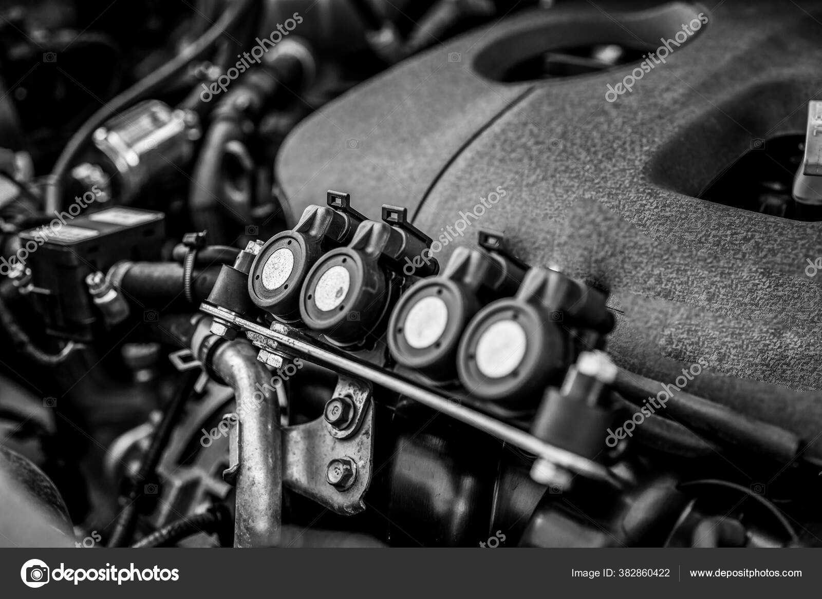 Engine Car Technology Background — Stock Photo © aallm #382860422