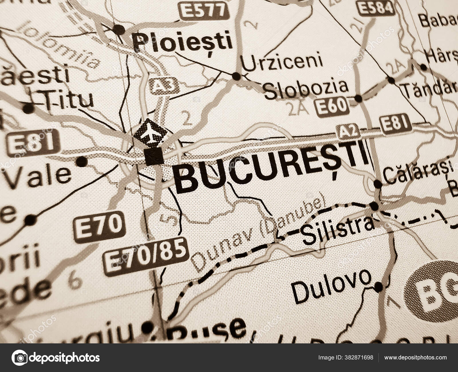 Bucharest Map Europe