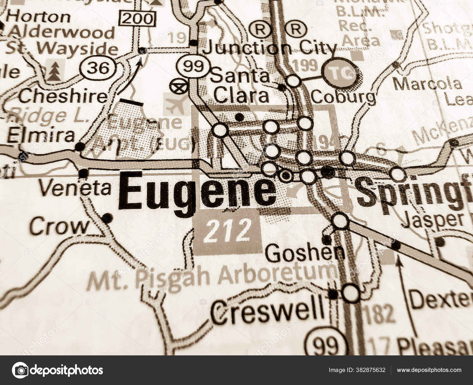 Eugene Usa Map Background Stock Photo by ©aallm 382875632