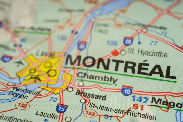 Montreal Canadá Mapa: fotografía de stock © aallm #200029756 ...