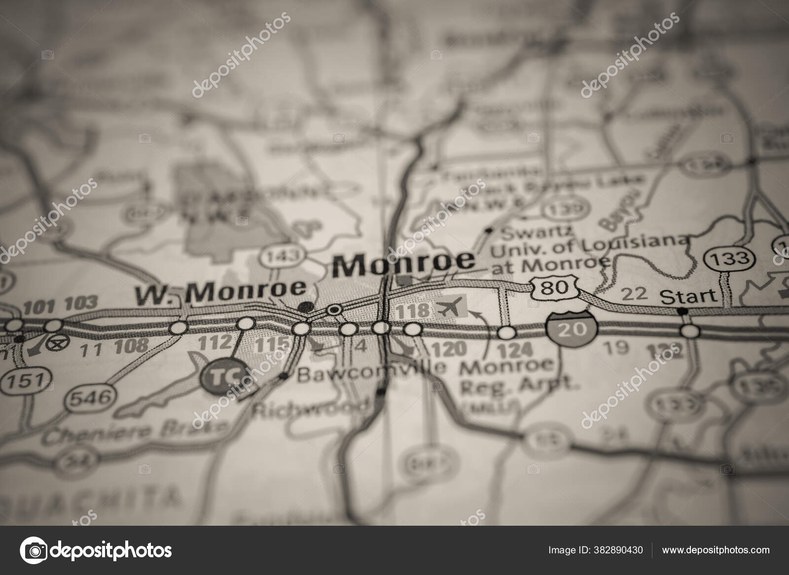 Monroe Usa Map Background Stock Photo by ©aallm 382890430