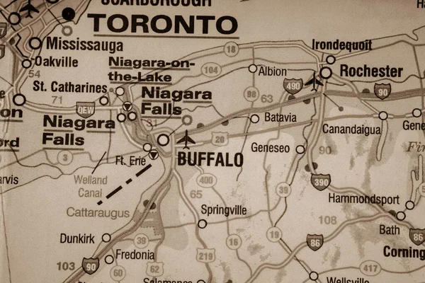 Toronto Canada Map Background Stock Illustration by ©aallm #360791146