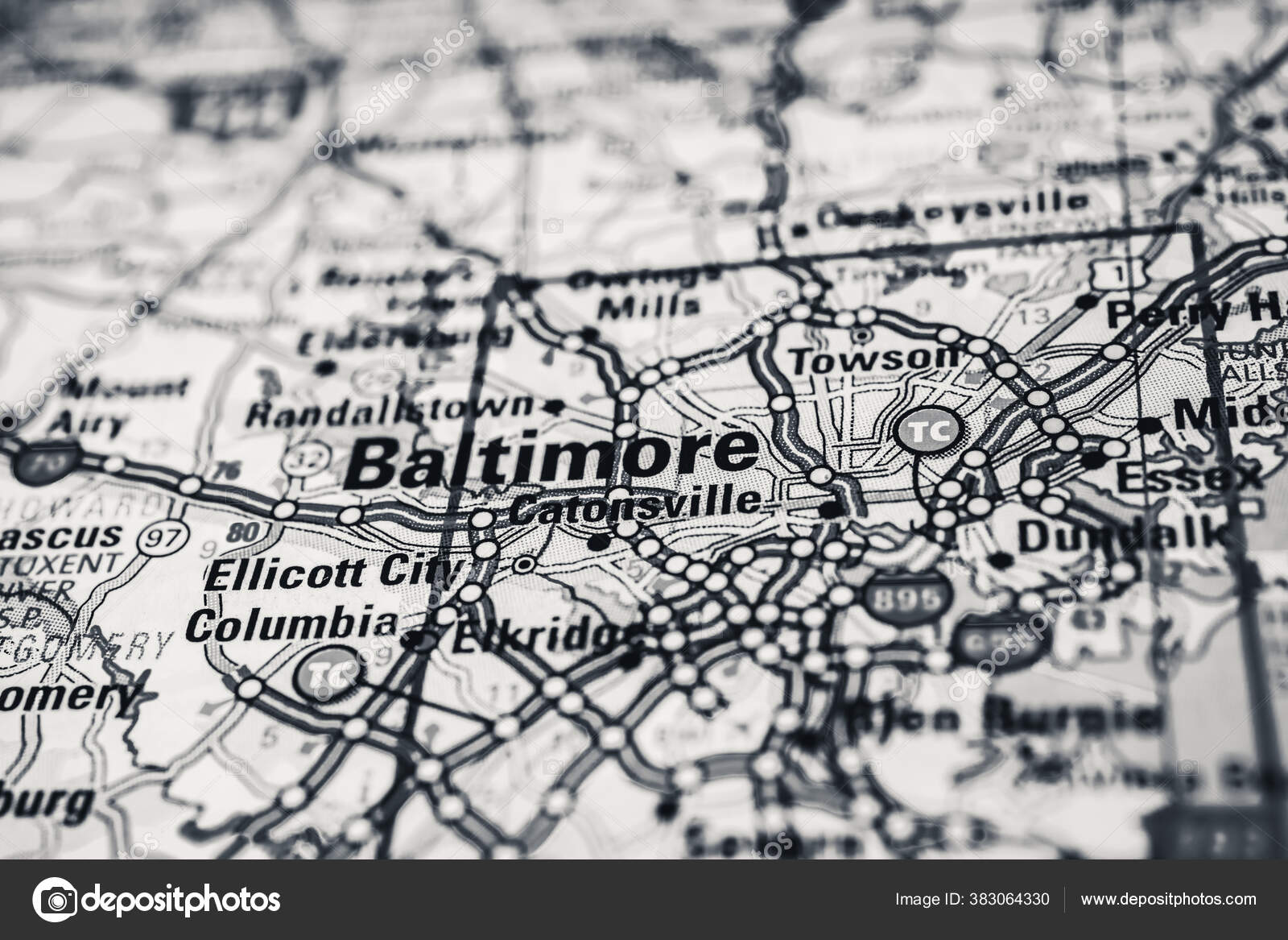 Baltimore Usa Map Background Stock Photo by ©aallm 383064330