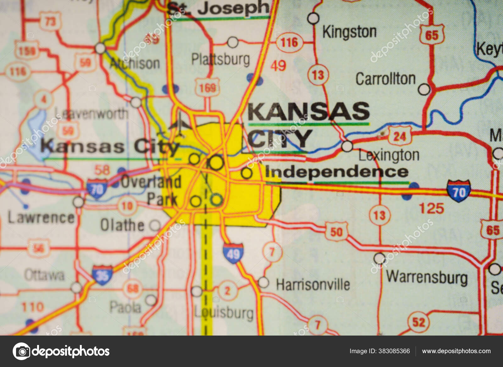 Kansas Usa Map Background Stock Photo by ©aallm 383085366