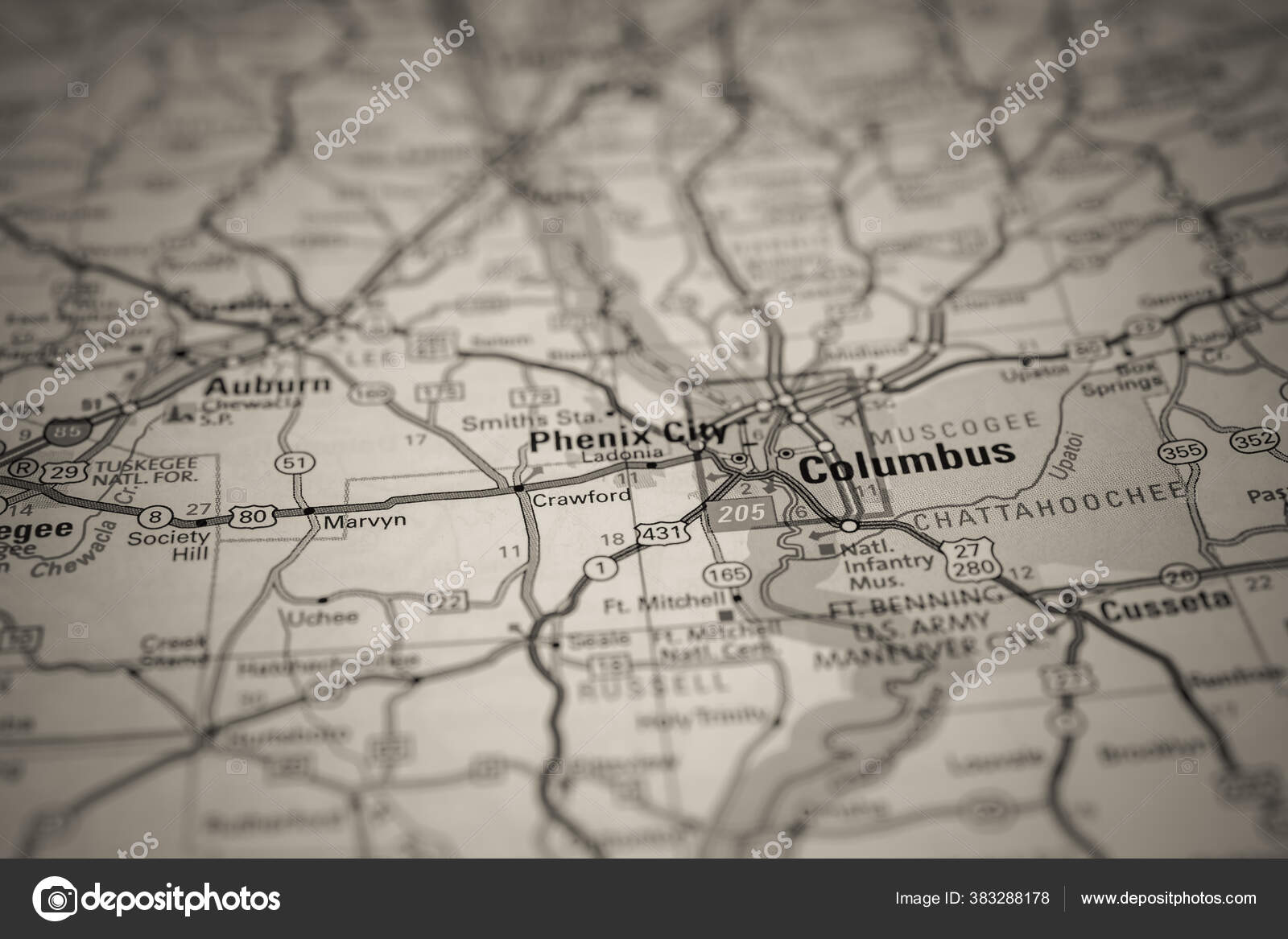 Columbus Usa Map Background Stock Photo by ©aallm 383288178