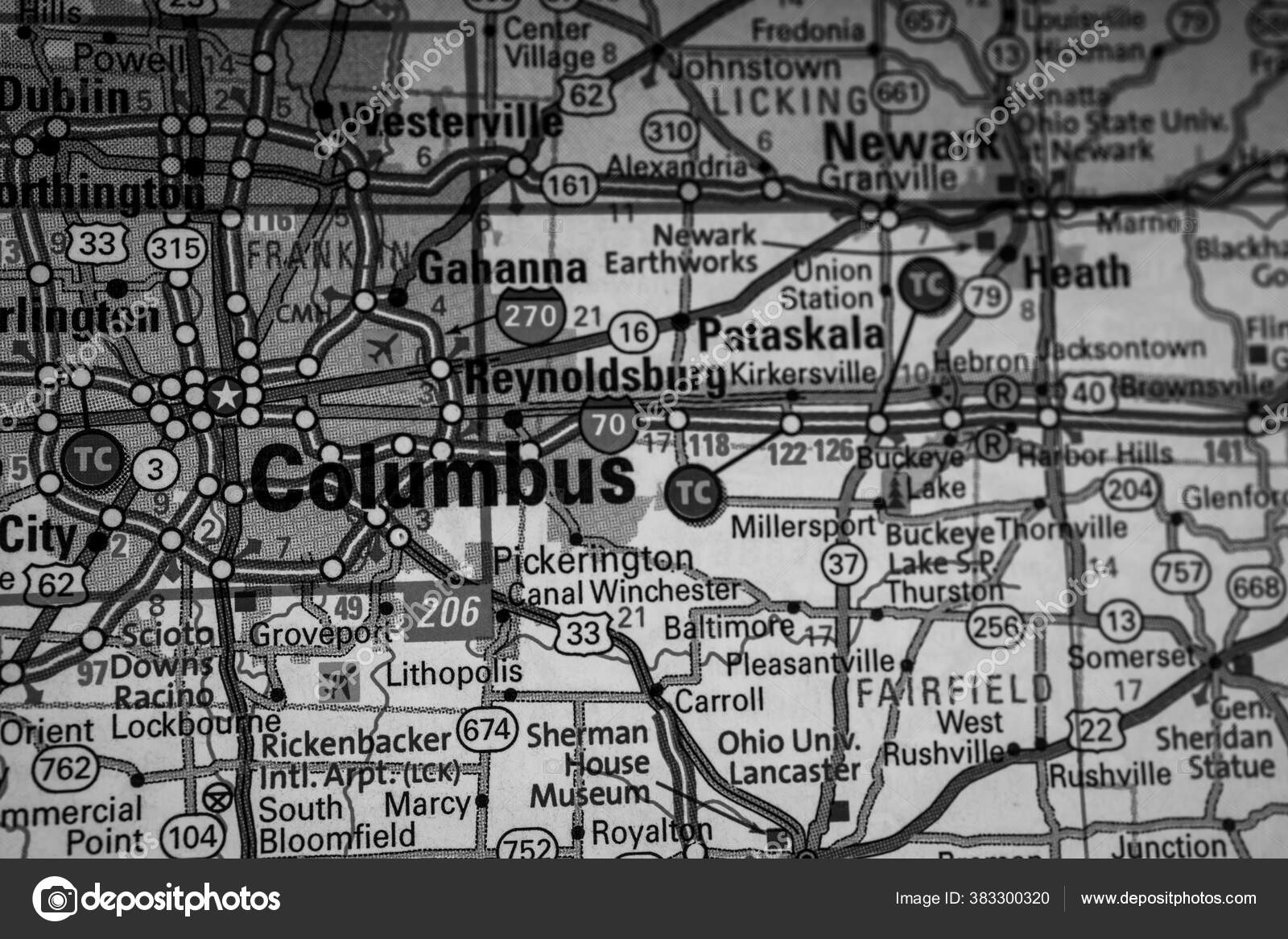 Columbus Usa Map Background Stock Photo by ©aallm 383300320
