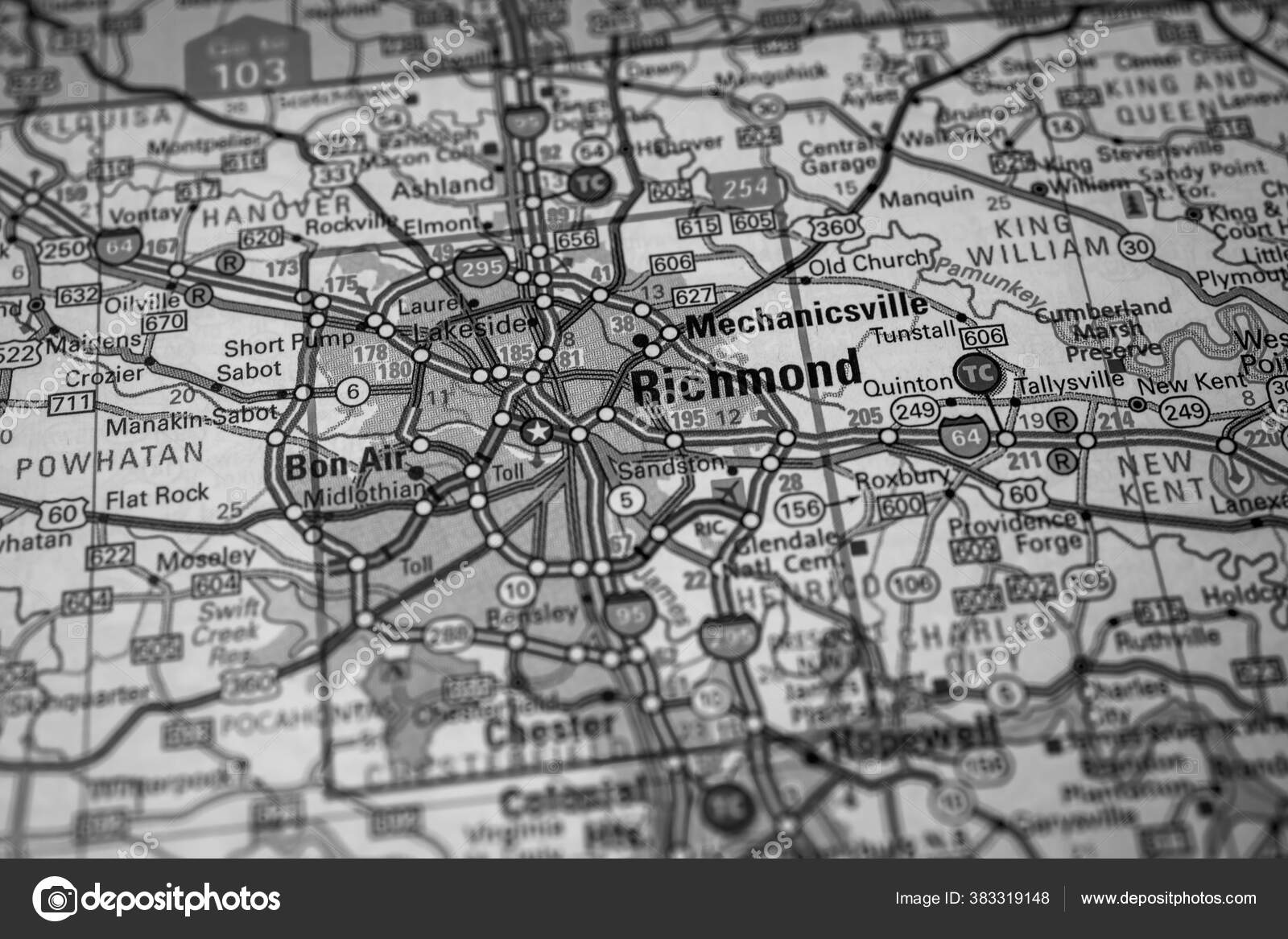 Richmond Usa Map Background Stock Photo by ©aallm 383319148
