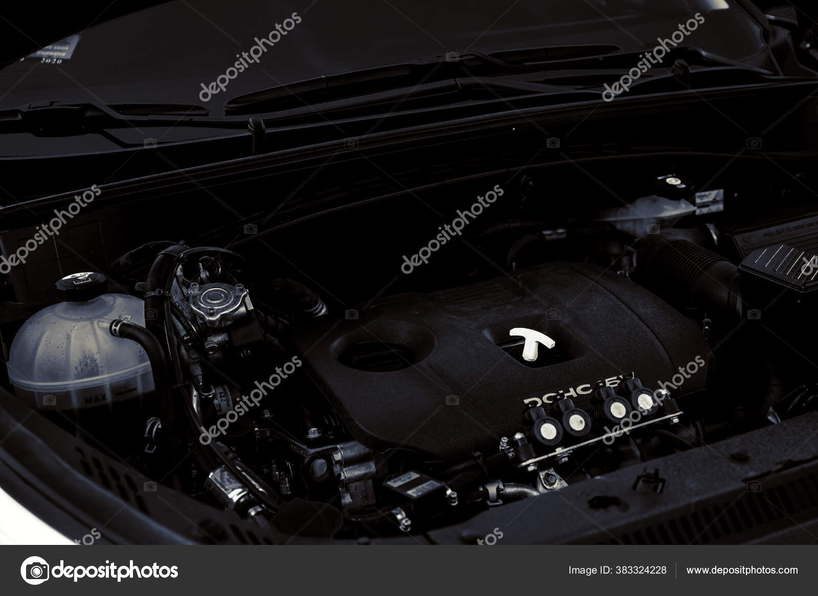 Engine Car Technology Background — Stock Photo © aallm #383324228