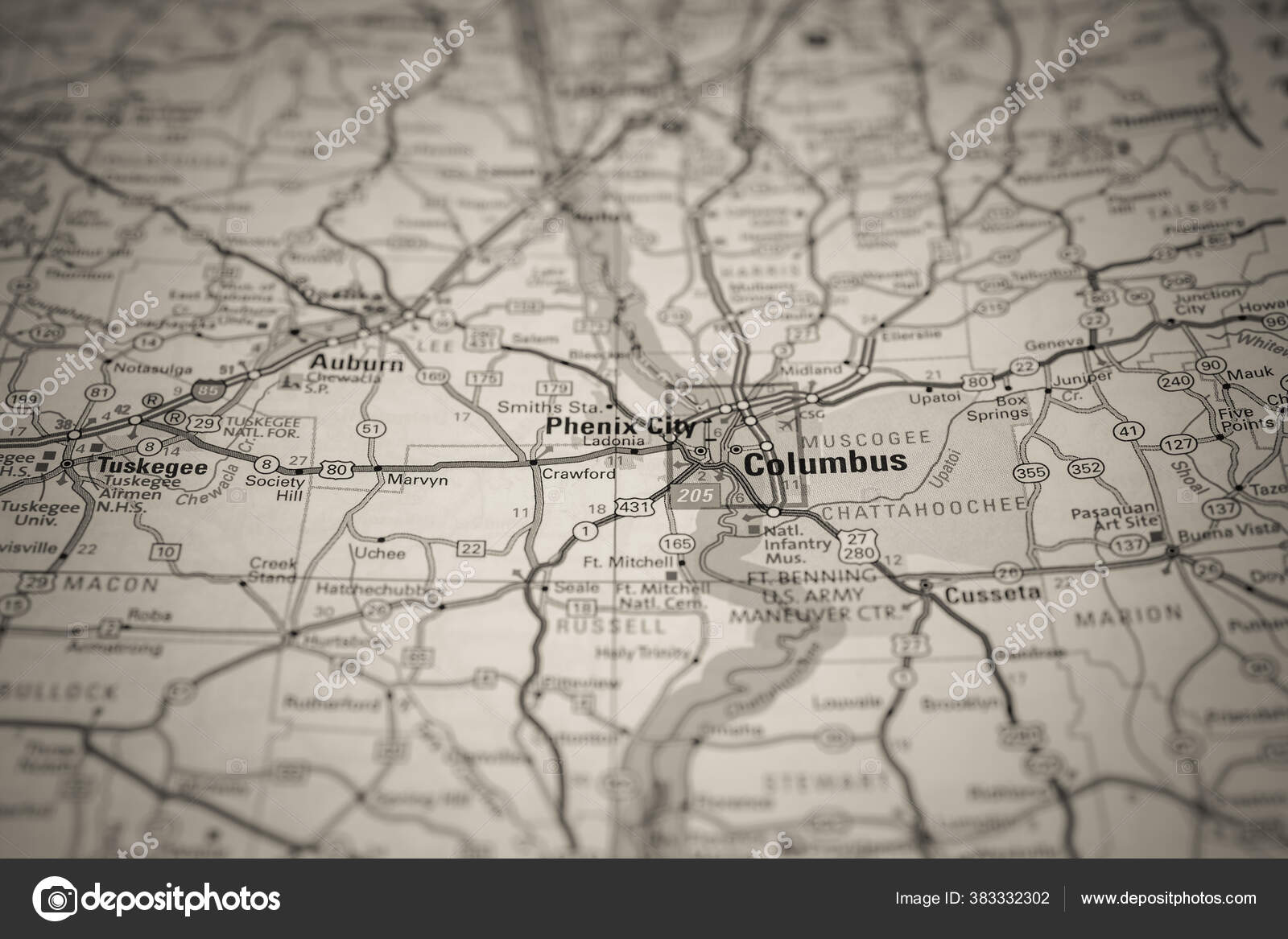 Columbus Usa Map Background Stock Photo by ©aallm 383332302