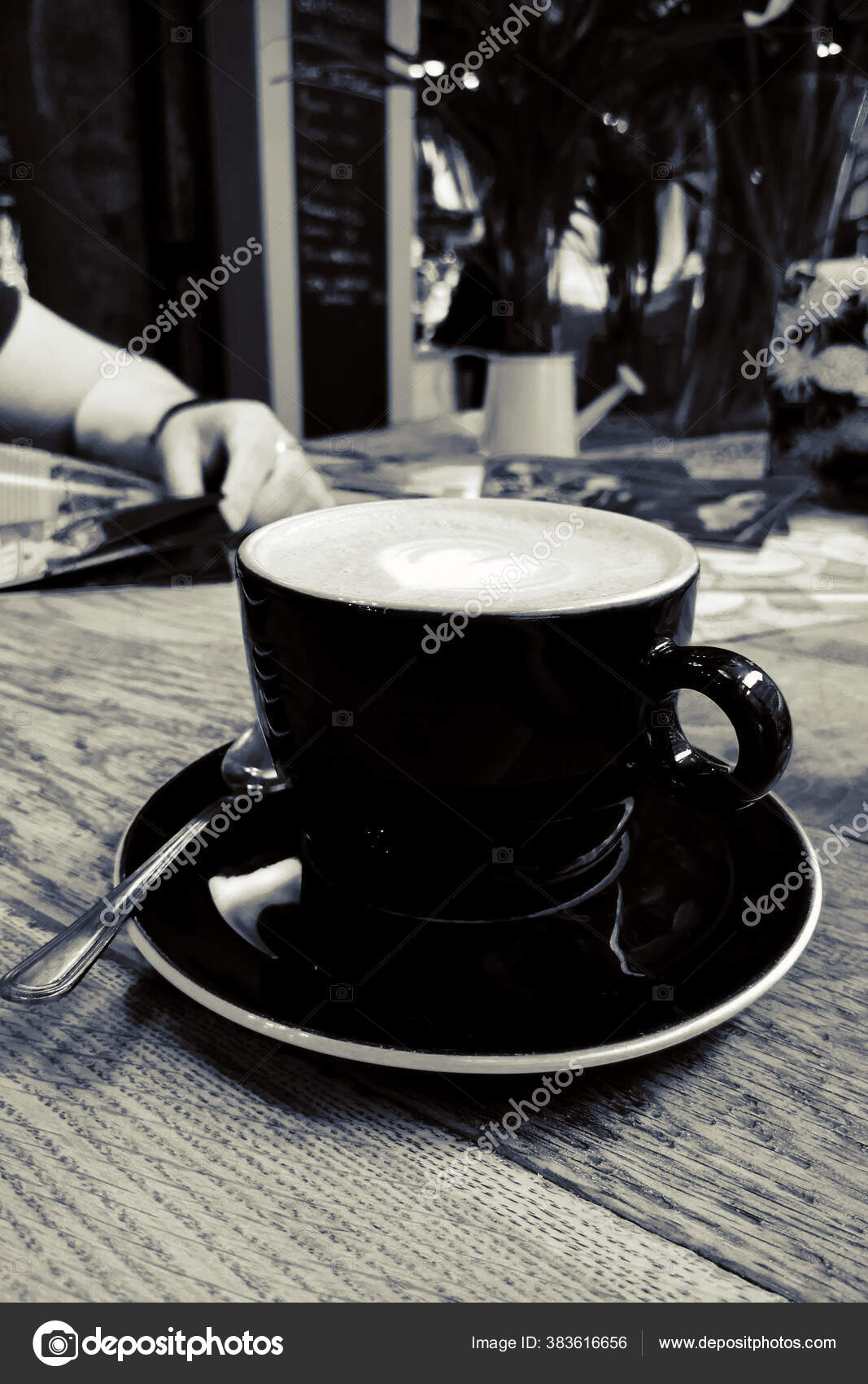 Cup Coffee Cafe Food Background Stock Photo by ©aallm 383616656