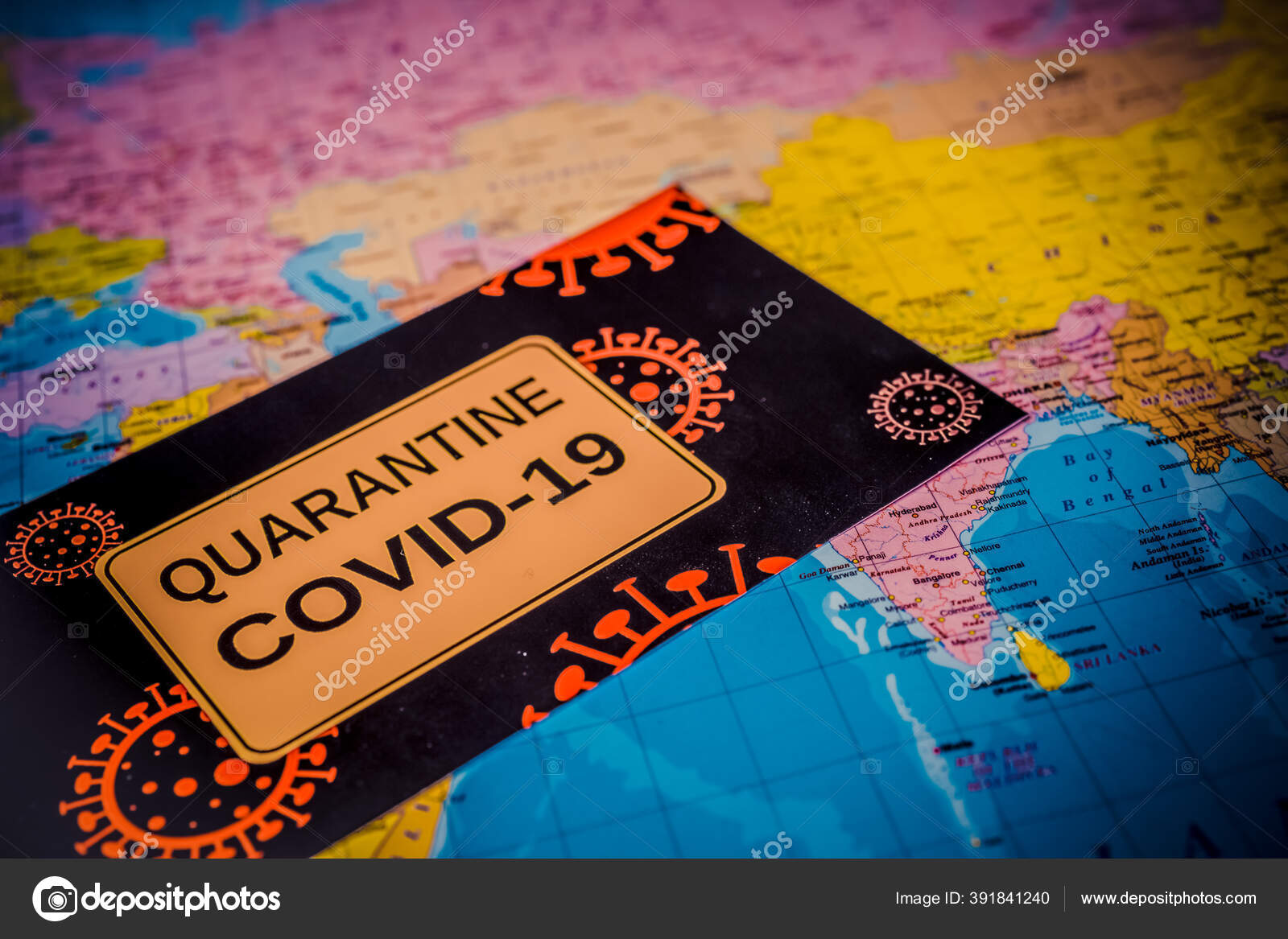 World Coronavirus Covid Quarantine Background Stock Photo by ©aallm ...