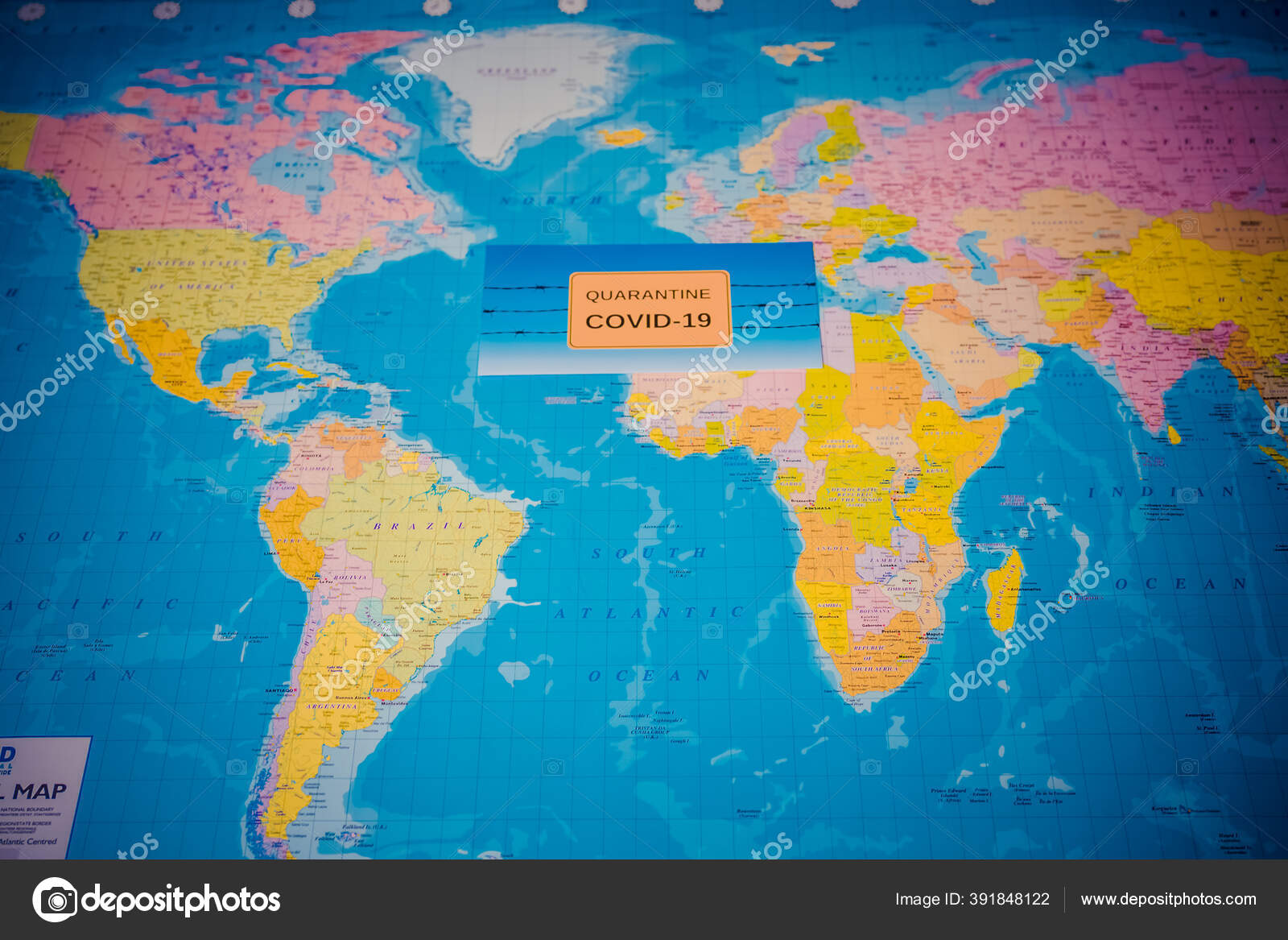 World Coronavirus Covid Quarantine Background Stock Photo by ©aallm ...