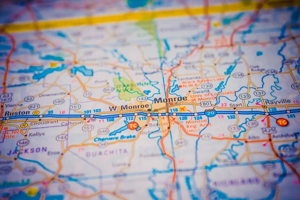 Monroe Usa Map Background Stock Photo by ©aallm 391842318