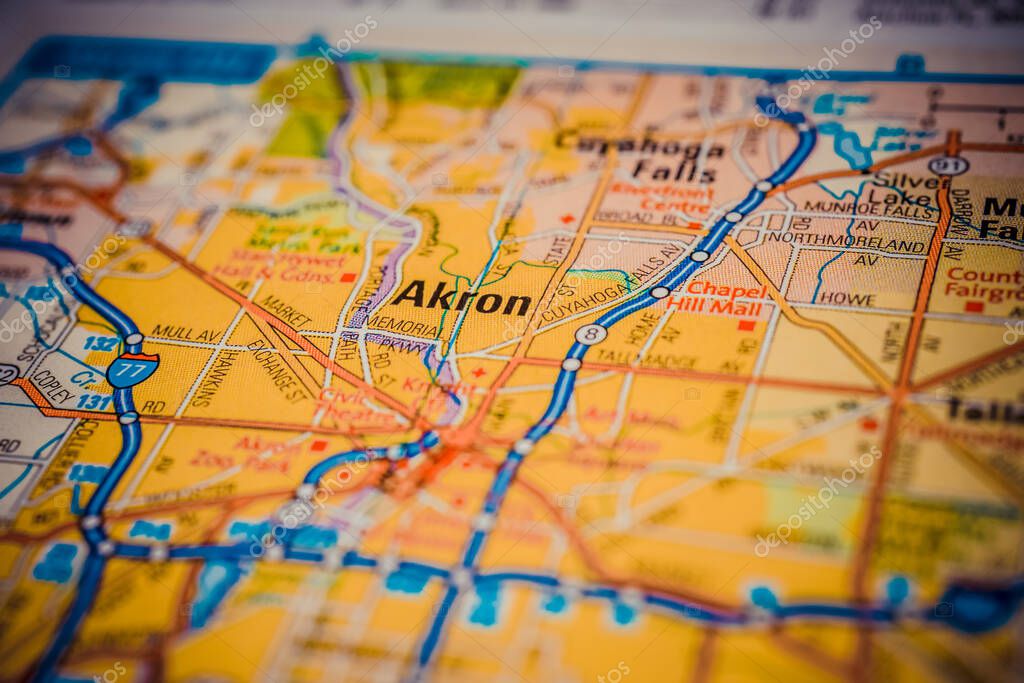 Arkon en el mapa de viaje de Estados Unidos 2022