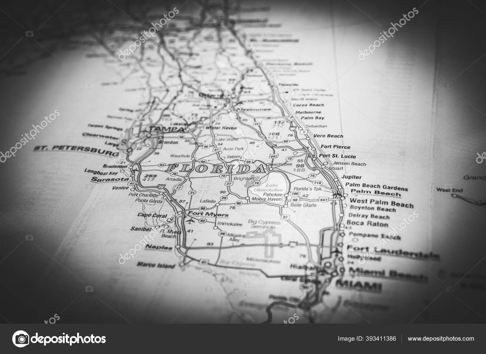 Florida State Usa Map Background Stock Photo by ©aallm 393411386