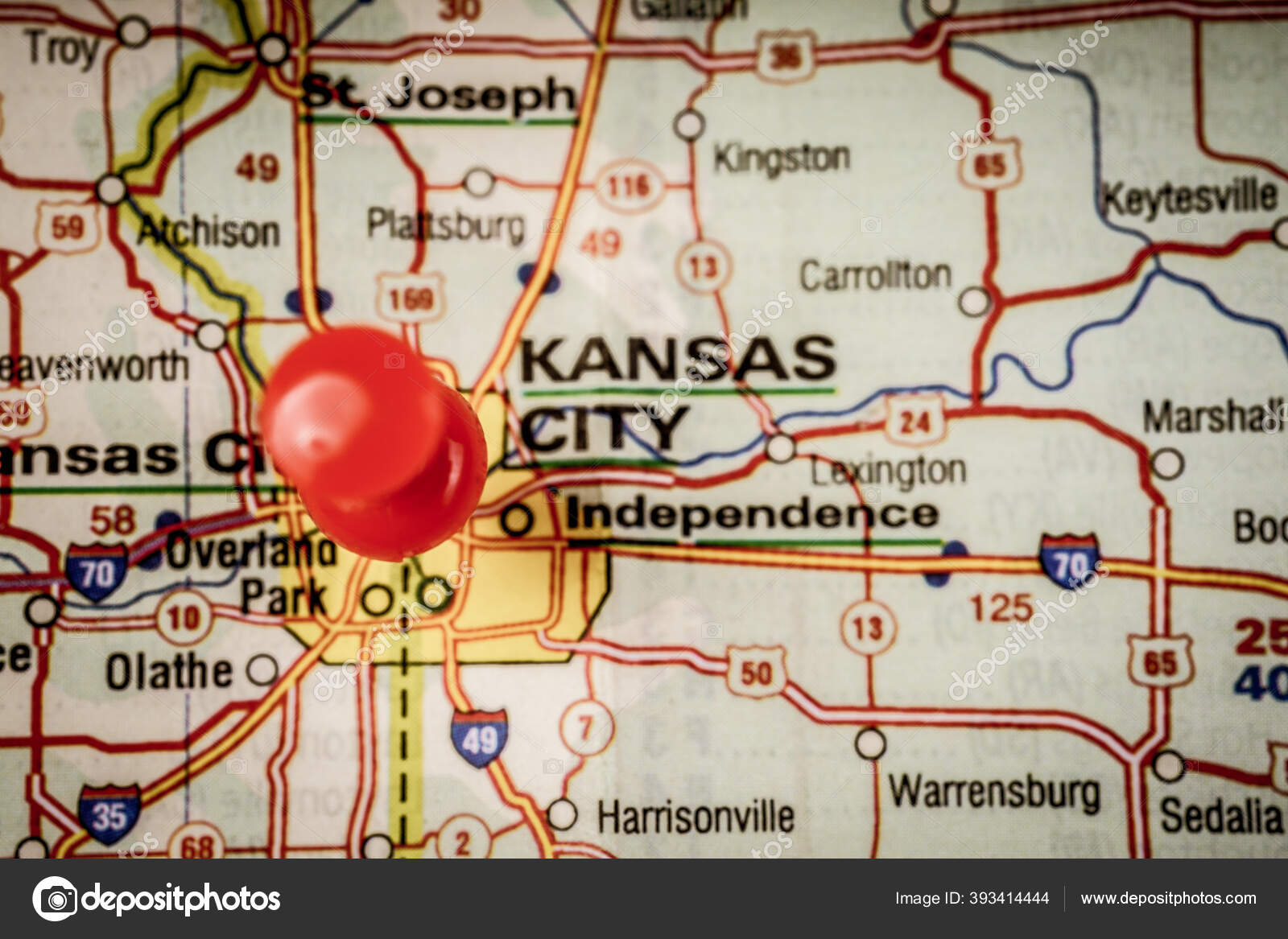 Kansas Usa Map Background Stock Photo by ©aallm 393414444