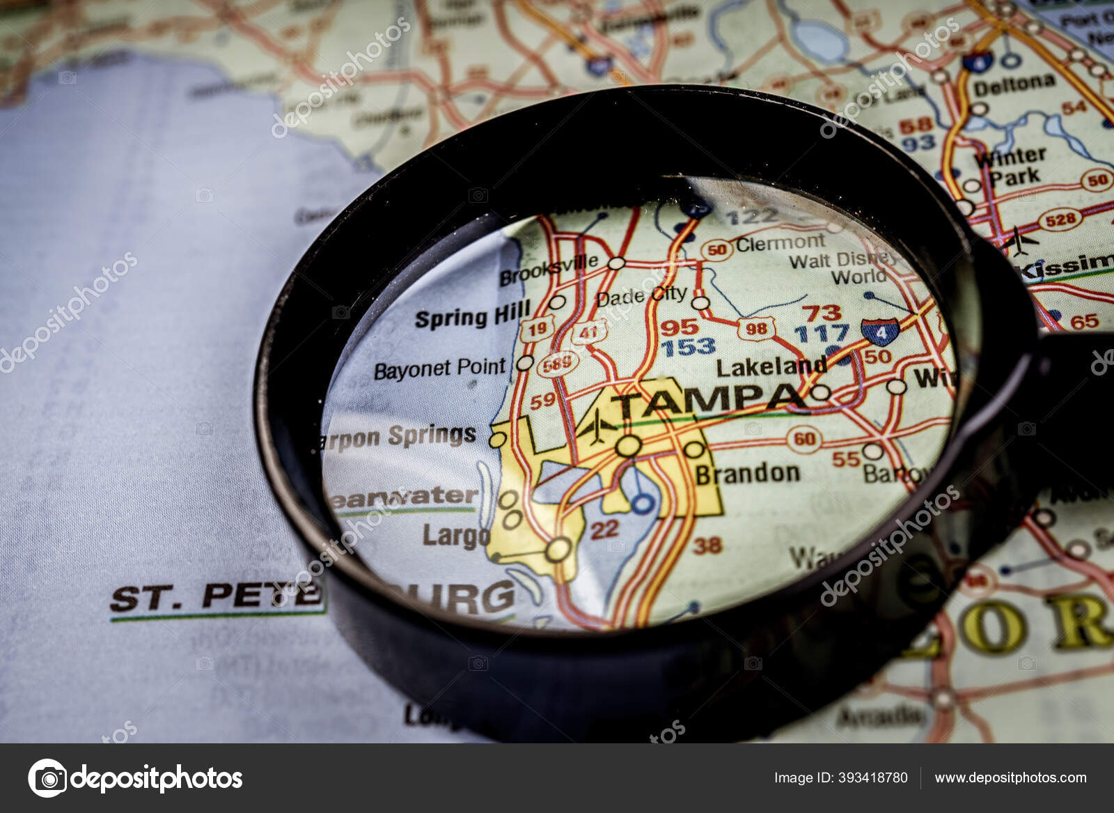 Usa Map Travel Background Stock Photo by ©aallm 393418780