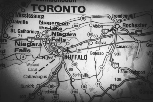 Toronto Canada Map Background Stock Illustration by ©aallm #360791146