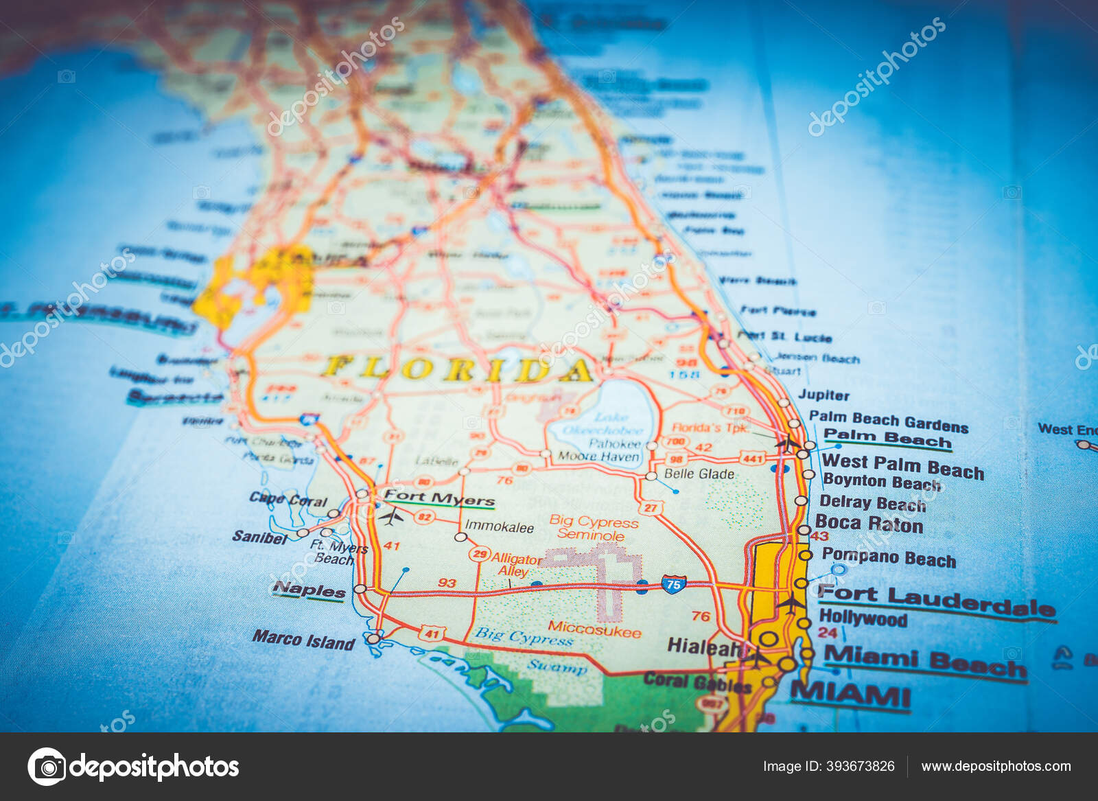 Florida State Usa Map Background Stock Photo by ©aallm 393673826