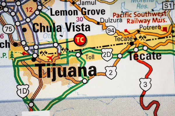 Mapa de tijuana Stock Photos, Royalty Free Mapa de tijuana Images ...