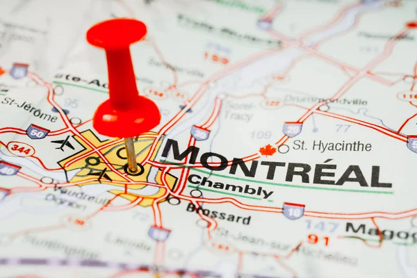 Montreal Canadá Mapa: fotografía de stock © aallm #200029756 ...