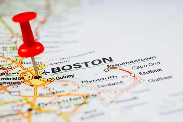 Boston Usa Mapa Fondo: fotografía de stock © aallm #360783660 ...