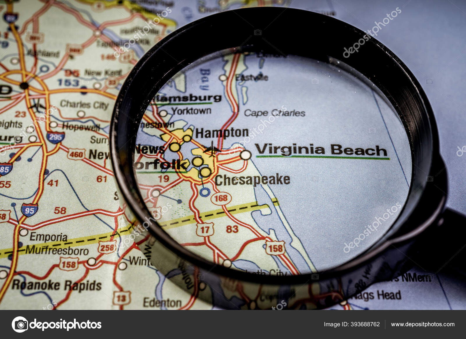 Norfolk Map Travel Background — Stock Photo © aallm #393688762