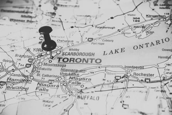 Toronto Canada Map Background Stock Illustration by ©aallm #360791146