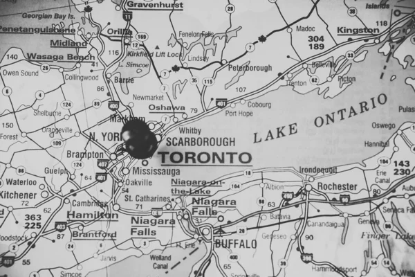 Toronto Canada Map Background Stock Illustration by ©aallm #360791146