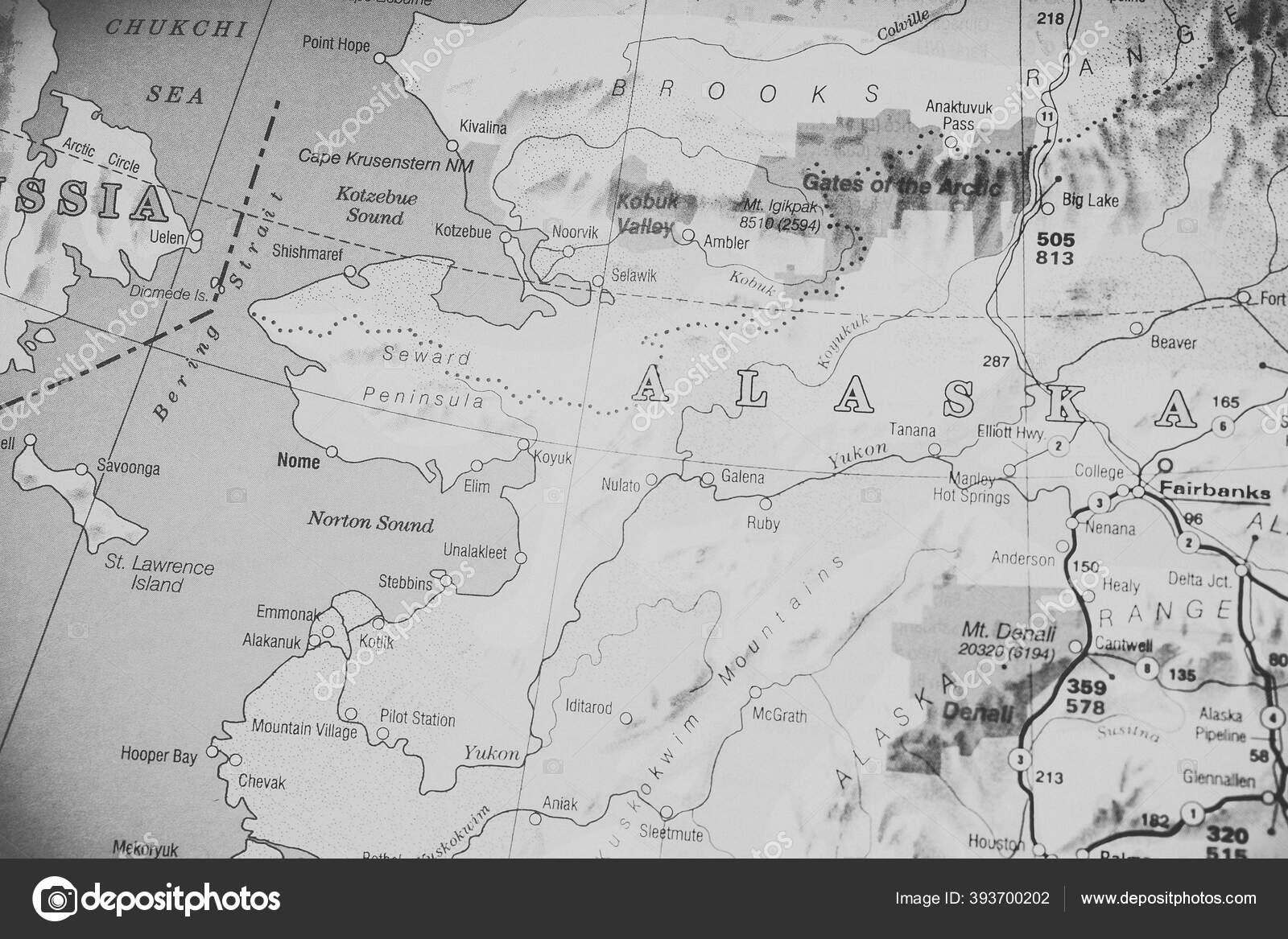 Alaska State Usa Map Background Stock Photo by ©aallm 393700202