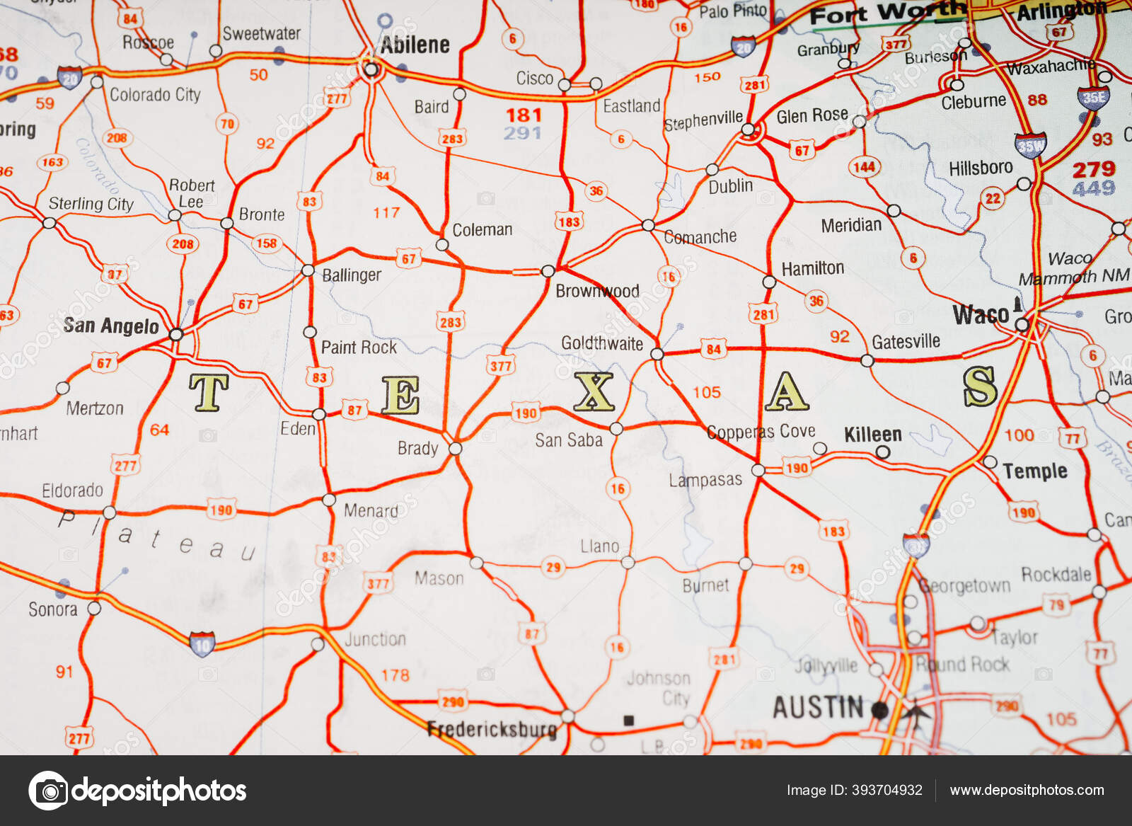 Texas Usa Map Background Stock Photo by ©aallm 393704932