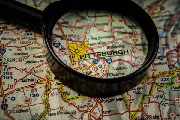 Pittsburgh Usa Map Stock Photo by ©aallm 383052238