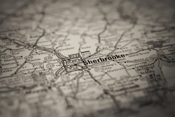 Sherbrooke Canada Travel Map Stock Photo by ©aallm 361633774