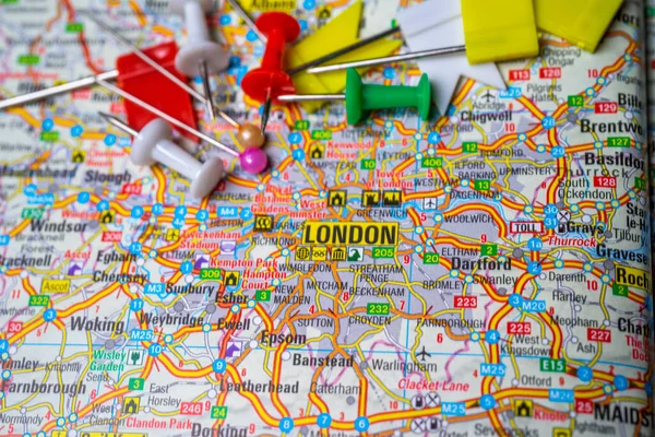 London Map Europe Background — Stock Photo © aallm #393423050