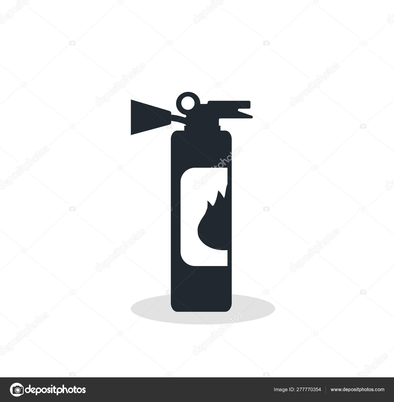 Image vectorielle Extincteur Sécurité Incendie Avec Texte D ...