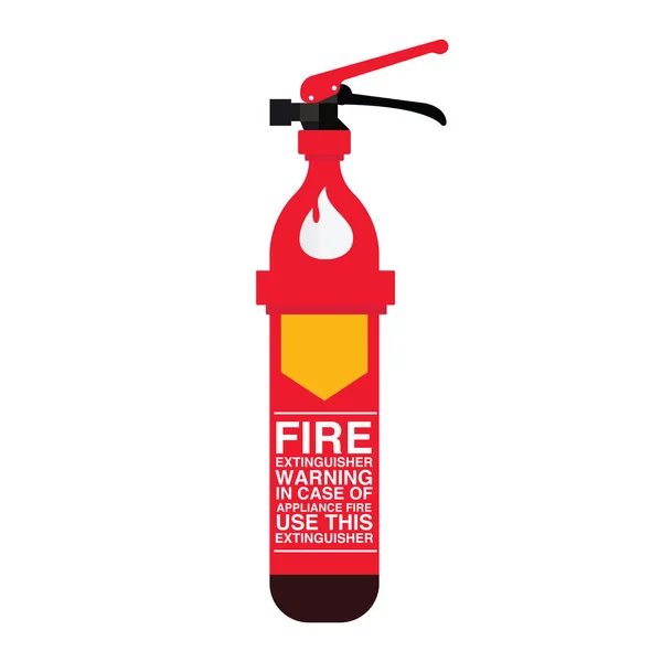 Image vectorielle Extincteur Sécurité Incendie Avec Texte D ...