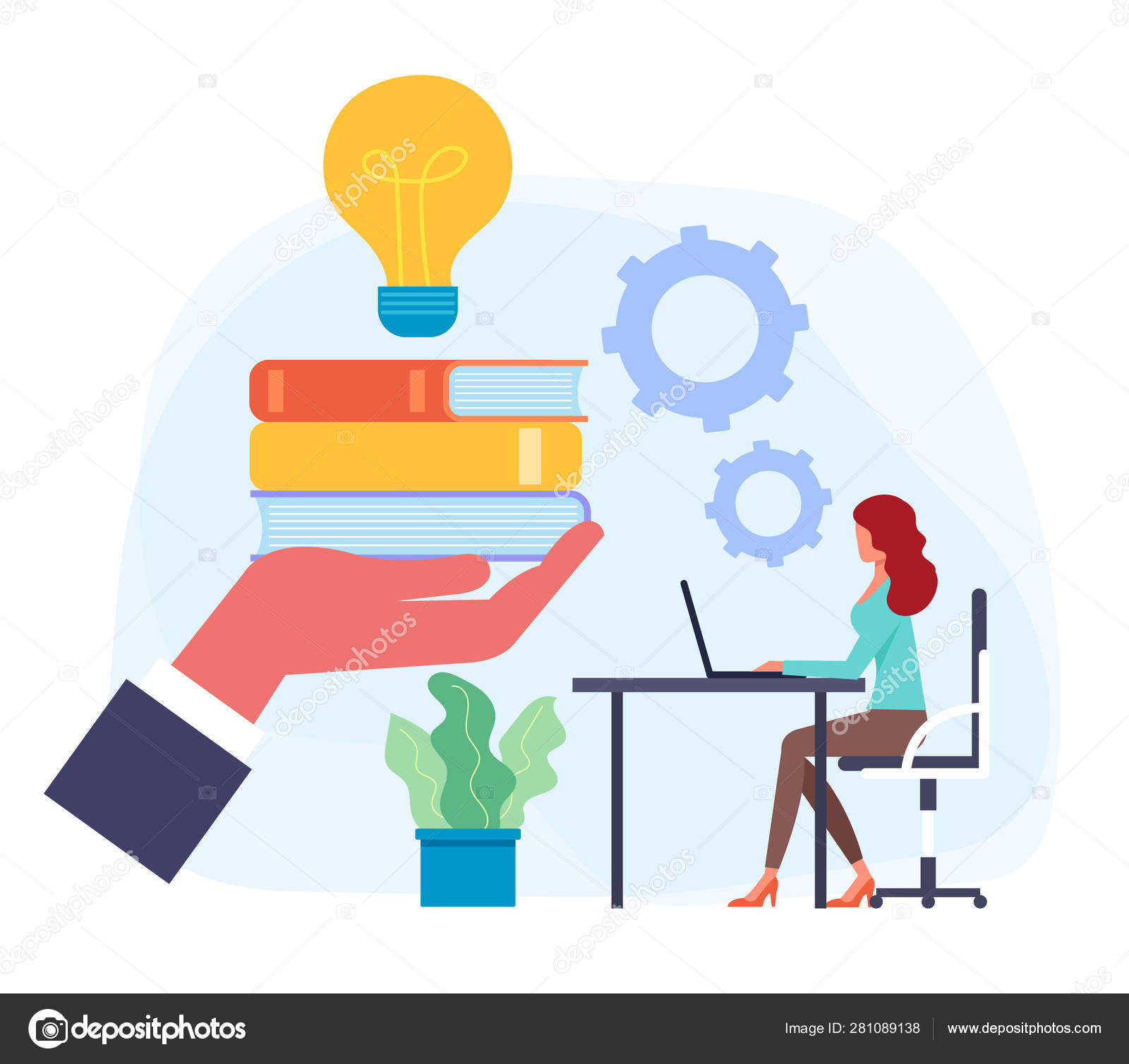 Education Classroom Knowledge Concept Vector Flat Graphic Design ...