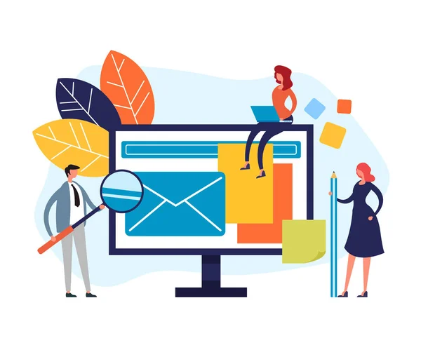 Programmer Development Concept Vector Graphic Design Flat Cartoon ...