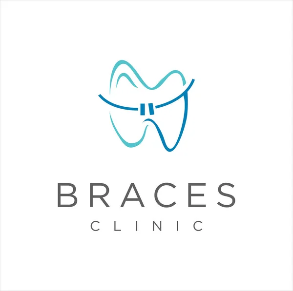 Orthodontic Braces Logo Design Icon Tooth Dental Care Logo Medical ...