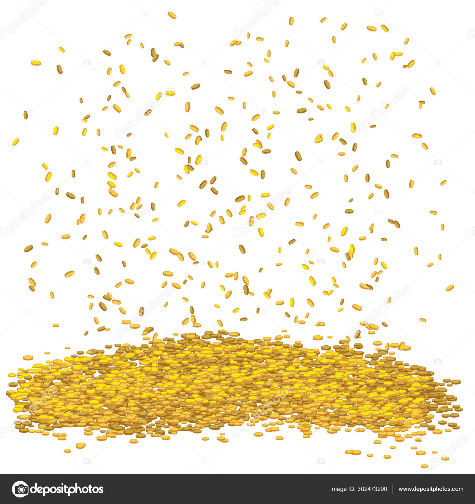 Raining Gold Gif
