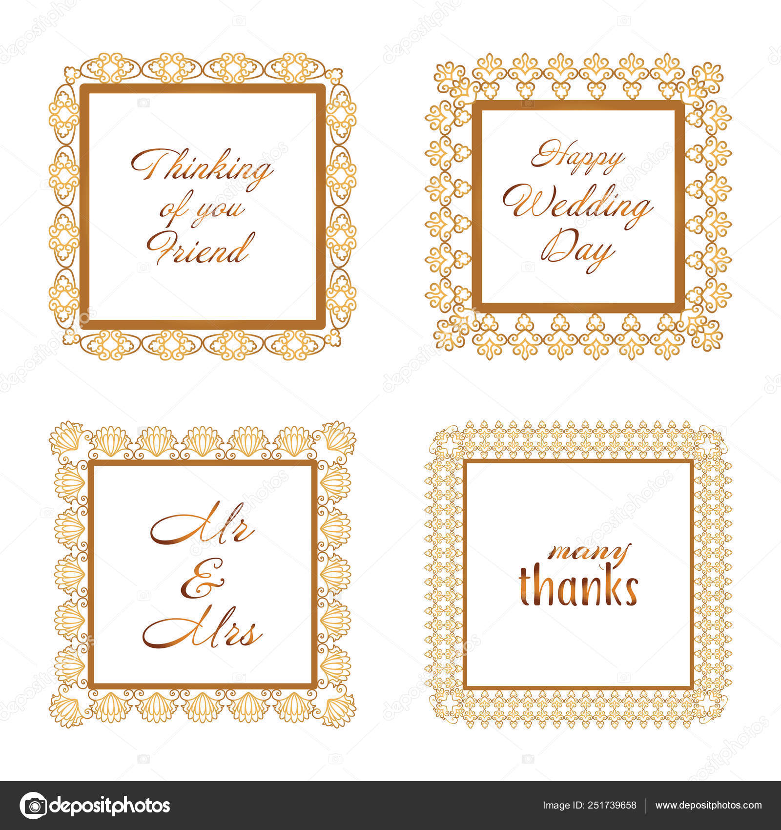 Elegant Lace Border Frames laser cut Picture Frames — Stock Photo ...