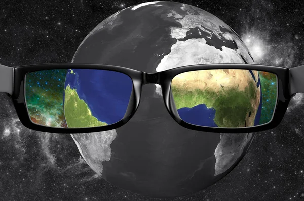 View Glasses Planet Earth Color Stock Photo by ©Deposit4434.gmail.com ...