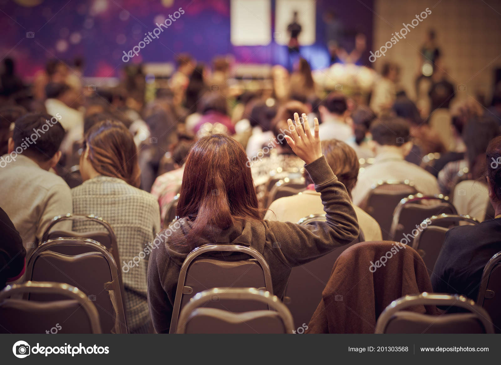 View Of Audience From Stage