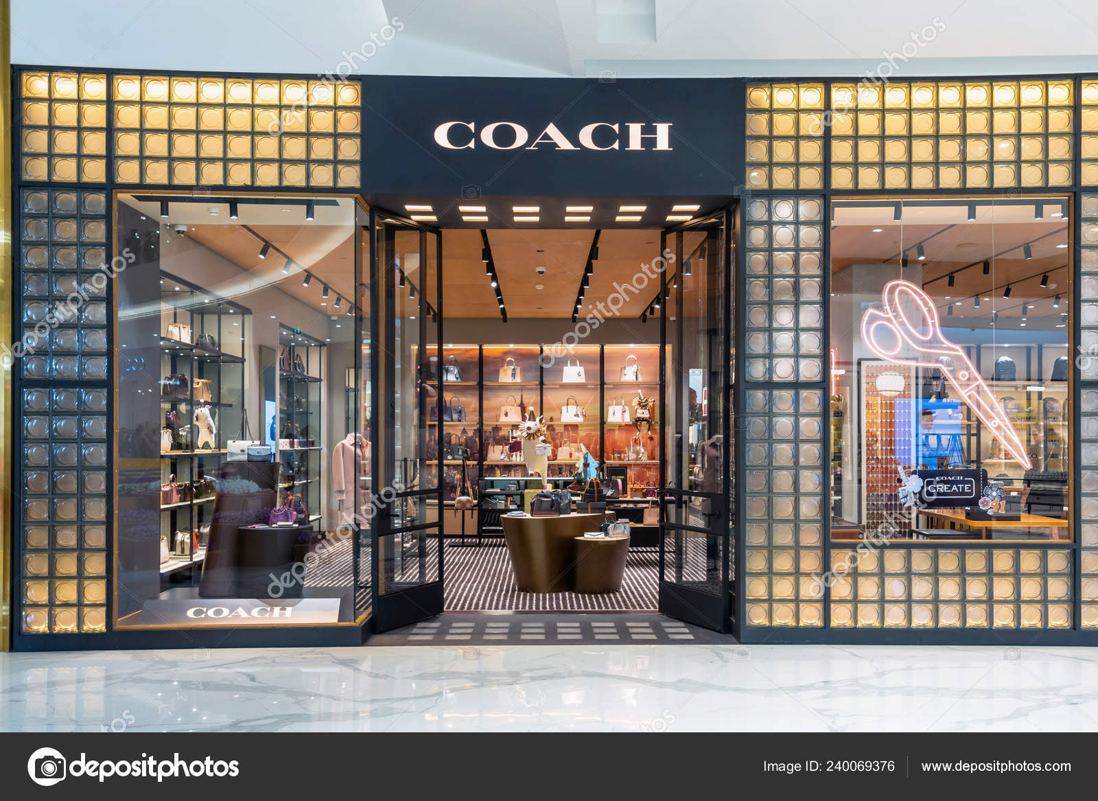 Inside Coach Store