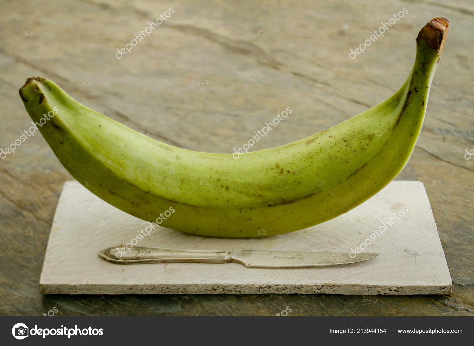 Preparing Plantain Fruit Table Stock Photo by ©neillangan 213944154