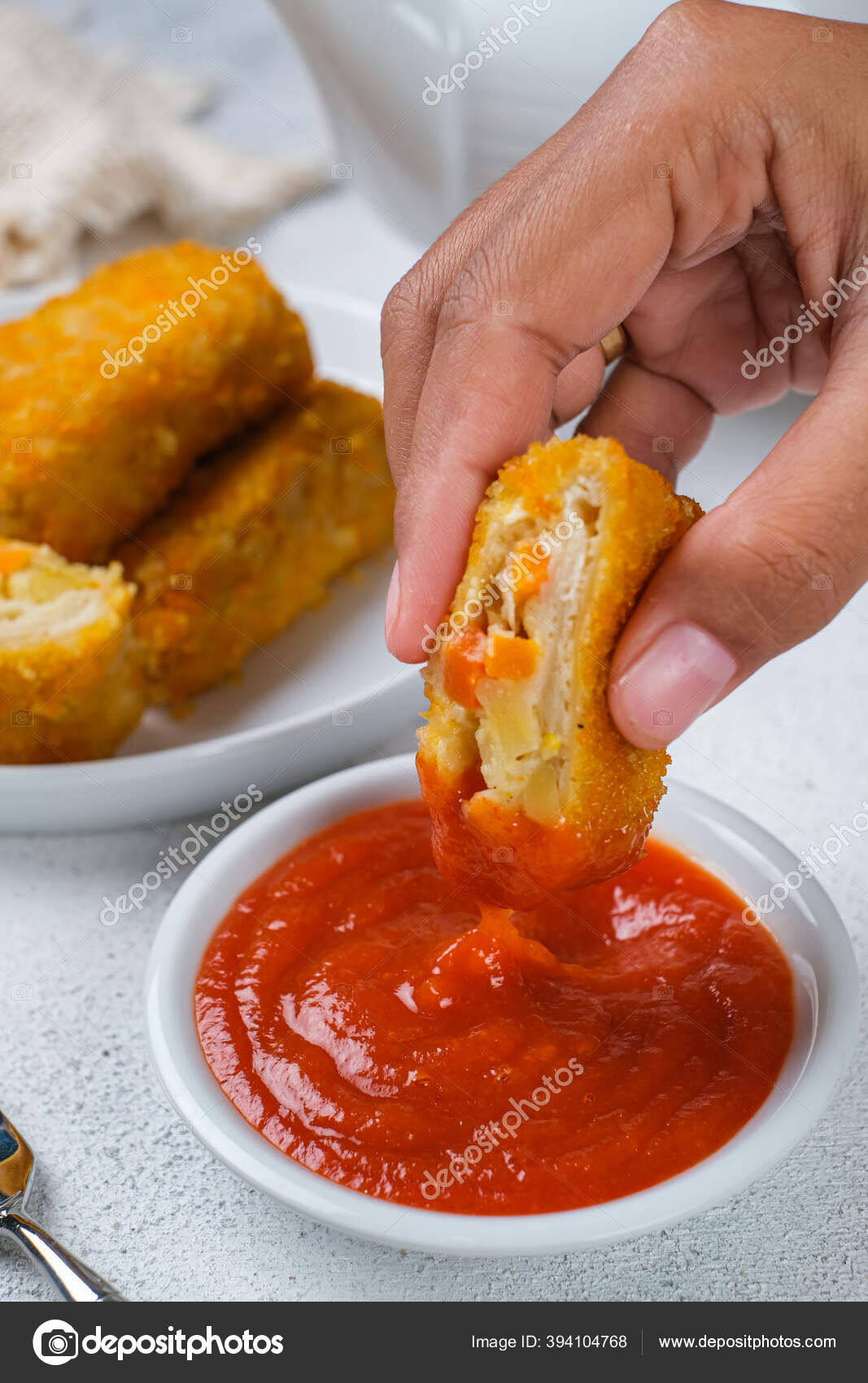 Delicious Risoles Risol Mayo Typical Indonesian Traditional Street Food ...