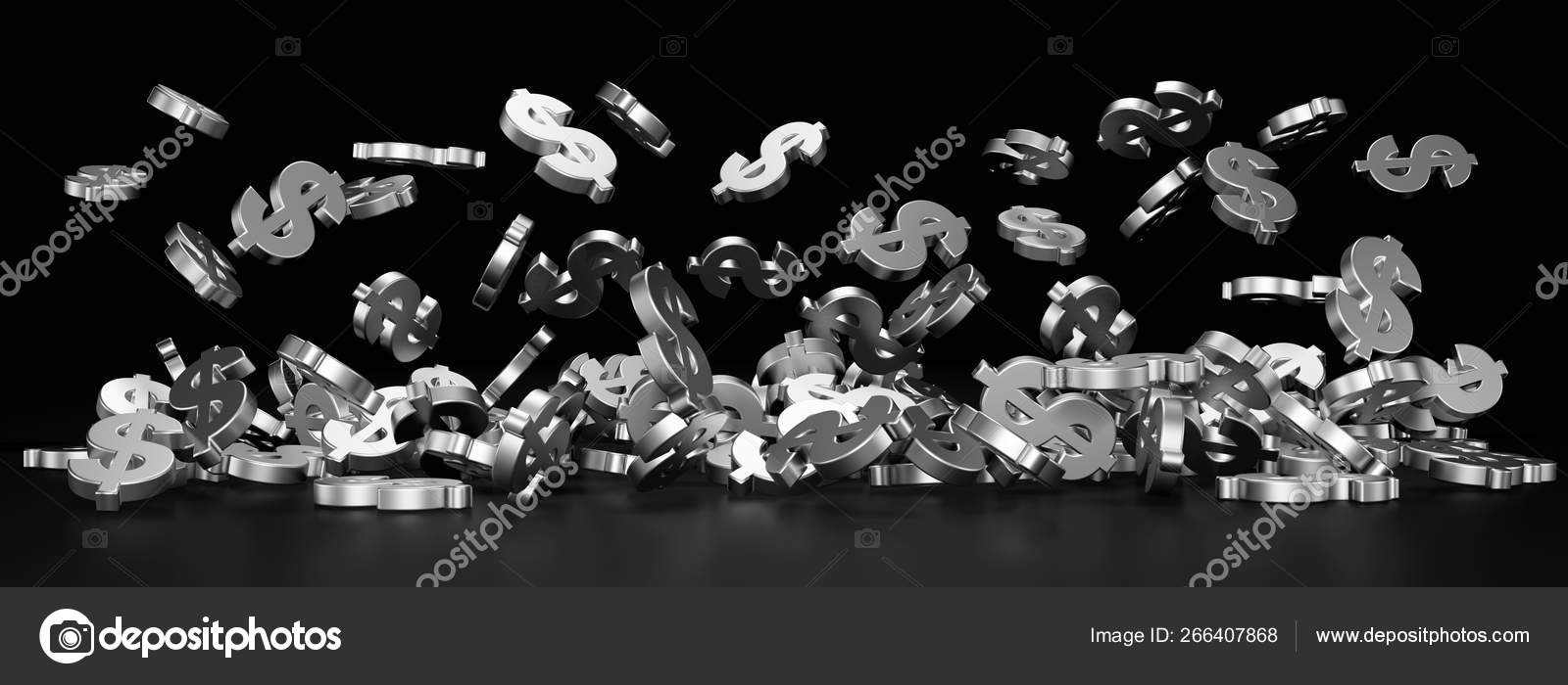 Dollar sign for website banner. 3D redering. — Stock Photo © dekzer007 ...
