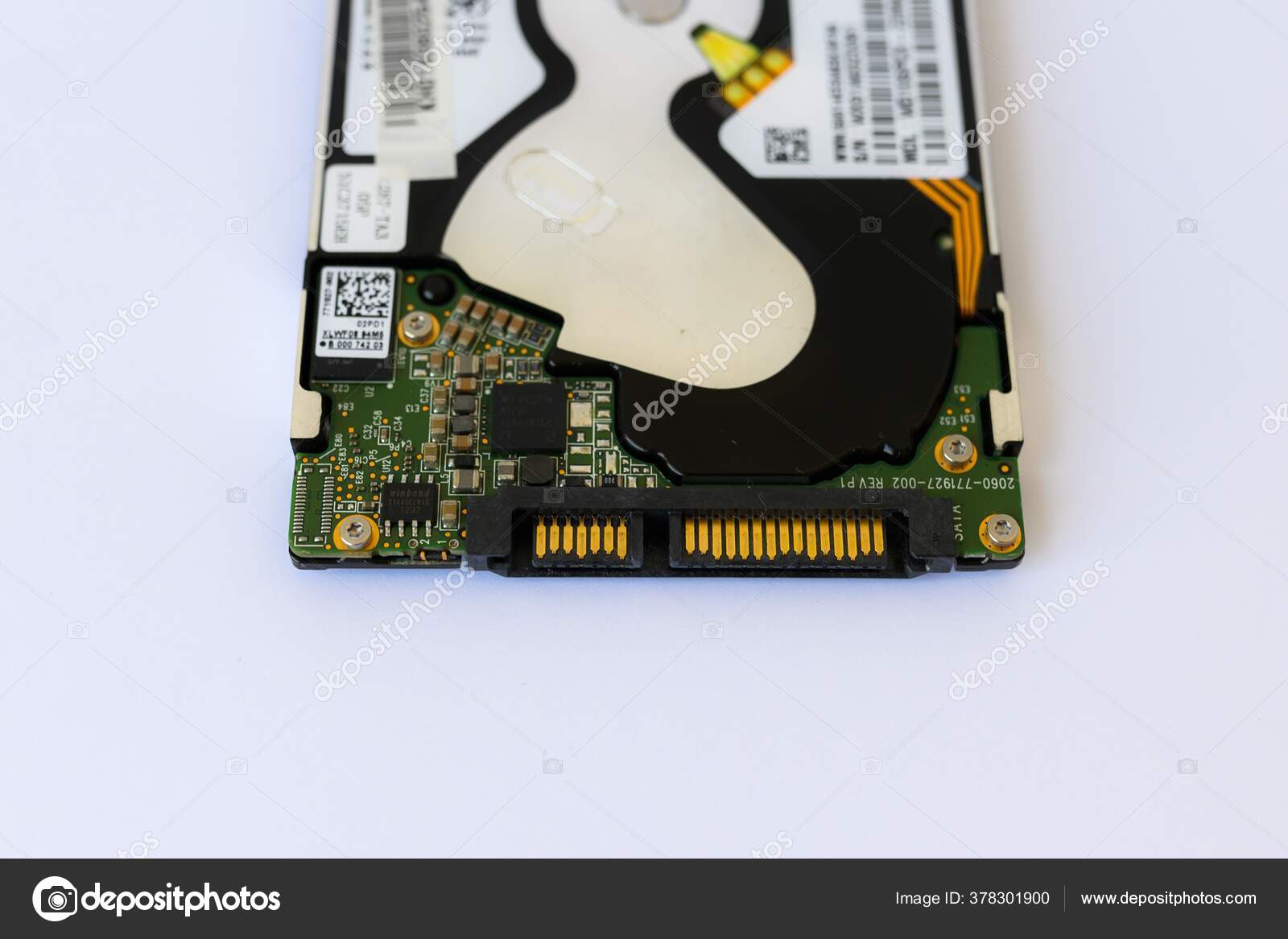 Laptop Computer Parts Cables Chips Memory Devices Parts Stock Photo by ...