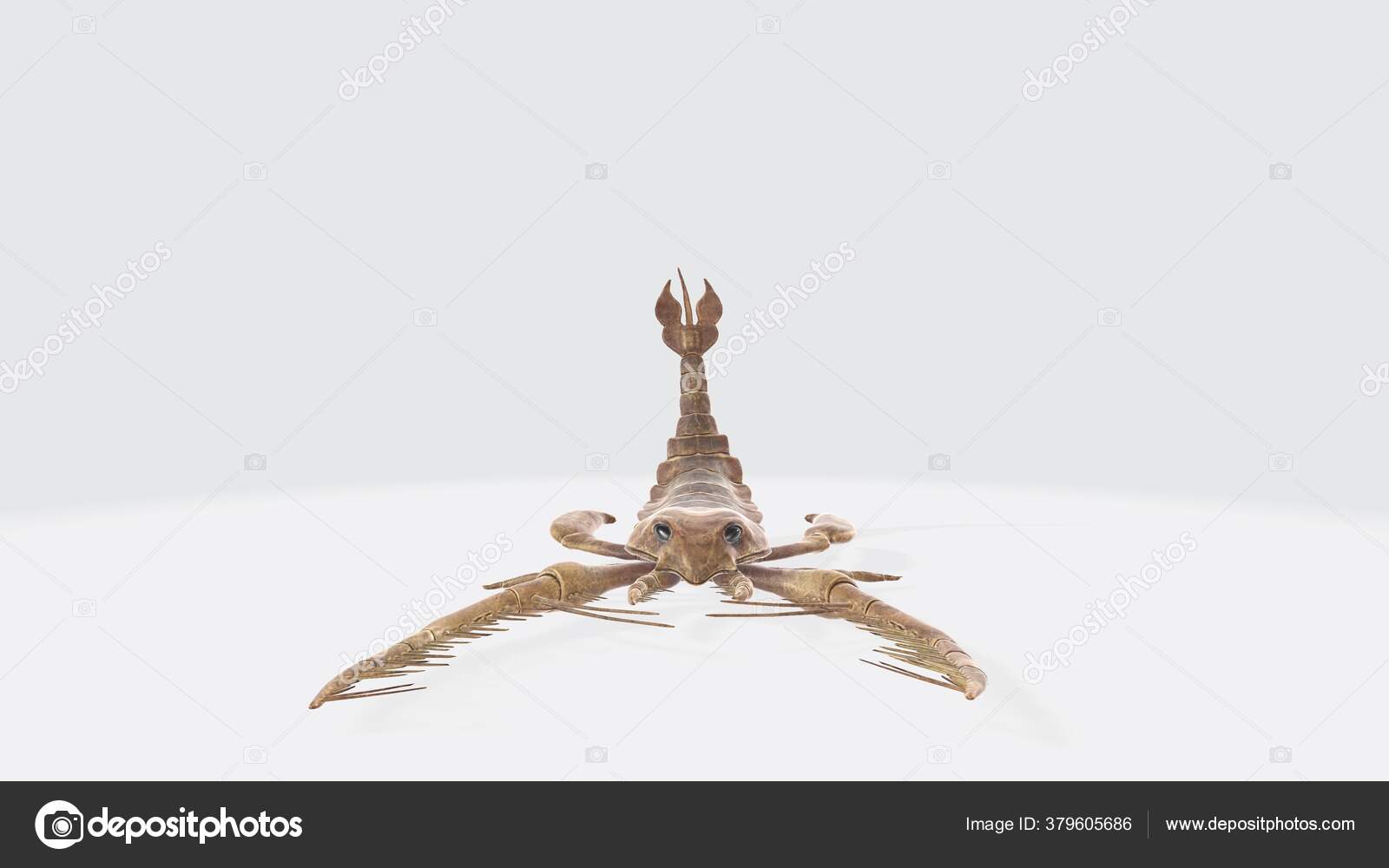 Rendering Scorpion Isolated White Background — Stock Photo © Wirestock #379605686