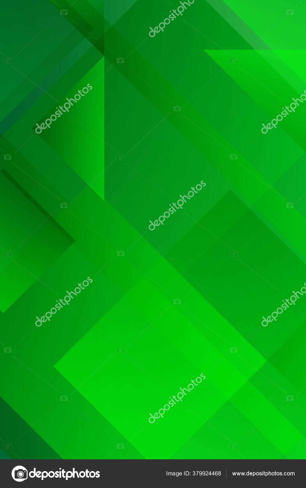 Vertical Illustration Green Geometric Shapes Perfect Wallpapers — Stock ...
